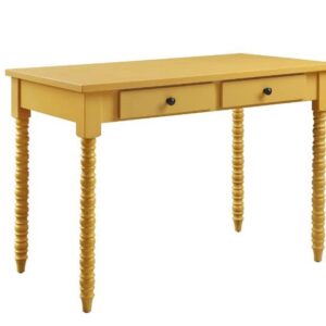 Acme Furniture Altmar Desk, Yellow