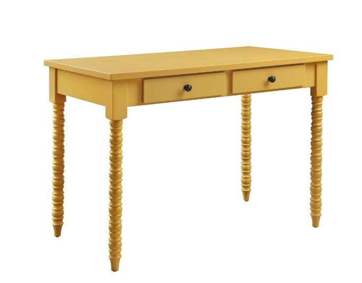 Acme Furniture Altmar Desk, Yellow