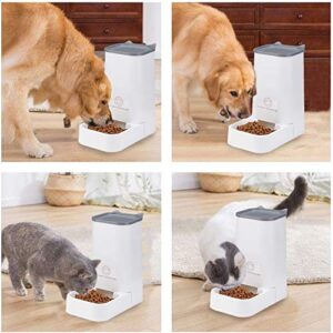 XhuangTech Pets Automatic Feeder Set, Cats Dogs Food Dispenser Self-Dispensing Bundle Station Device for Small Middle Large Pets Cats Dogs Kitten Puppy (Feeder)