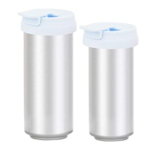 silicone slim can lids beverage can cover protector for slim can, tall skinny can beer bottle, soda, energy drink