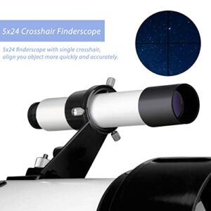 SVBONY SV501P Telescope for Kids Beginners Adults, Astronomical Refracting Telescope for Gift Moon Planets, 70mm Aperture 400mm AZ Mount, Astronomical Telescope, with Tripod and Backpack