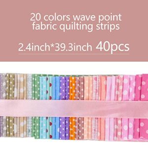 80 Patterns Jelly Roll Fabric, Roll Up Cotton Fabric Quilting Strips, Jelly Roll Fabric Strips for Quilting, Patchwork Craft Cotton Quilting Fabric, Fabric Jelly Rolls with Different Patterns