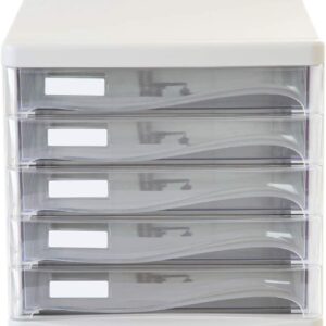 File Cabinets Drawer Plastic Desktop Office Storage File Box A4 Multi-Layer Data Cabinet HUYP