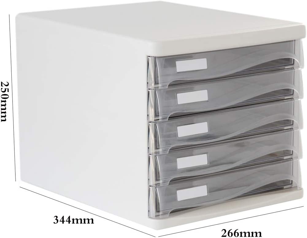 File Cabinets Drawer Plastic Desktop Office Storage File Box A4 Multi-Layer Data Cabinet HUYP