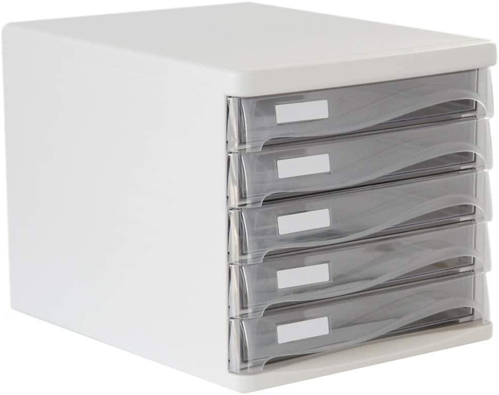 File Cabinets Drawer Plastic Desktop Office Storage File Box A4 Multi-Layer Data Cabinet HUYP