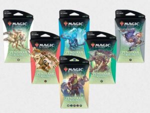 mtg magic the gathering zendikar rising all six jumbo theme boosters packs!