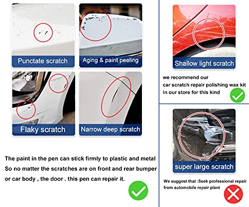 Car Touch Up Paint Pen Grey Auto Scratch Remover Pen 1G3 Auto Scratch Repair Kit for Deep Scratches Trucks Motorcycles Boat Cars Scratch Repair Easy Repair (For Toyota CAMRY, Tungsten Grey)