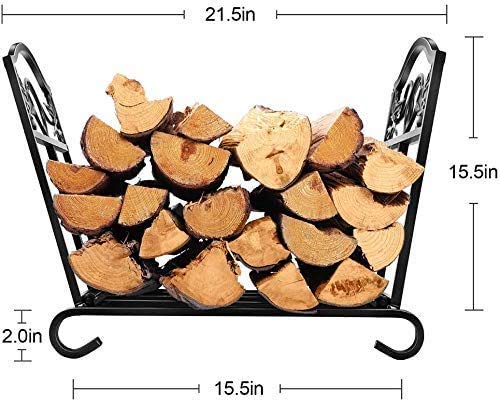 Amagabeli Fireplace Tongs Bundle Firewood Holder