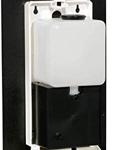 Simpli-Magic 79351 Soap and Hand Sanitizer Dispenser with Stand, Premium, Black/White