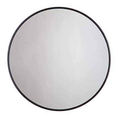 Habitat MR3719W Adelina Circular Mirror, Black