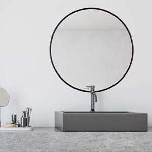 Habitat MR3719W Adelina Circular Mirror, Black