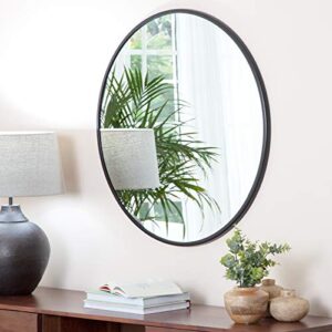 Habitat MR3719W Adelina Circular Mirror, Black