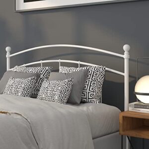 bizchair decorative white metal queen size headboard