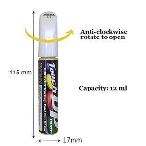 White Car Touch Up Paint Pen for Cars Touch-up Pen Scratch Removal for Cars Automotive Touch Up Paint Kit Multipurpose Auto Paint Scratch Repair (For Honda Accord, White)