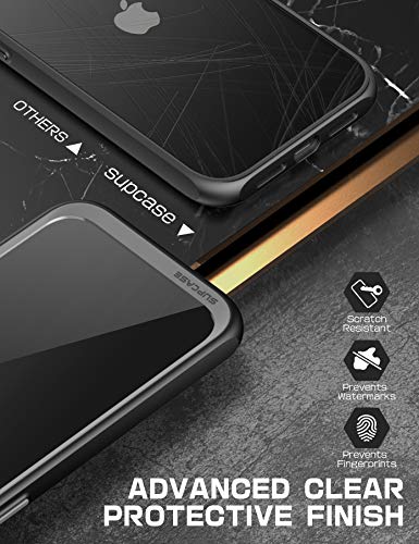 SupCase Unicorn Beetle Style Series Case Designed for iPhone 12 (2020) / iPhone 12 Pro (2020) 6.1 Inch, Premium Hybrid Protective Clear Case (Black)