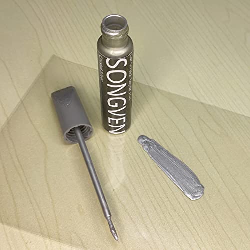 Car Touch Up Paint Pen Crystal Silver for Toyota CAMRY Auto Scratch Remover Pen 1D4 Auto Scratch Repair Kit for Deep Scratches Cars Scratch Repair Easy Repair (For Toyota CAMRY, Crystal Silver)