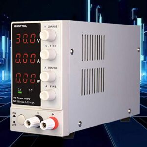 DC Power Supply Adjustable Digital 110V 0-60V 0-5A Regulate Output (NPS605W)