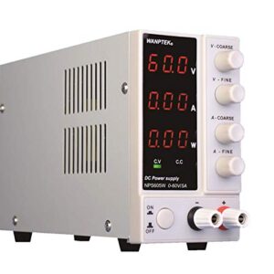 DC Power Supply Adjustable Digital 110V 0-60V 0-5A Regulate Output (NPS605W)