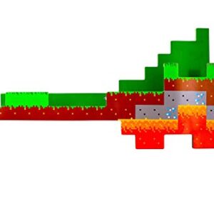 Minecraft Overworld Wall Shelf, Wall Decor | 2 Feet Long | Holds 15 Pounds