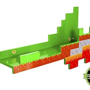 Minecraft Overworld Wall Shelf, Wall Decor | 2 Feet Long | Holds 15 Pounds