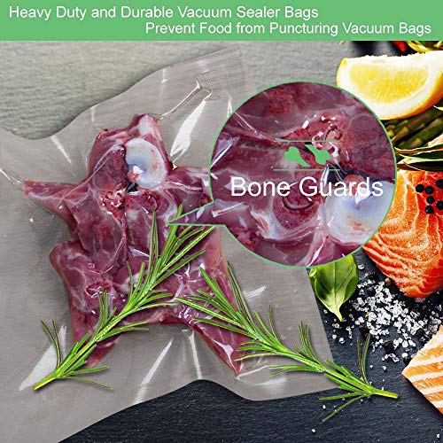 WVacFre 3Pack 11''x20' Food Vacuum Sealer Bags Rolls with Commercial Grade,BPA Free,Heavy Duty,Great for Food Vac Storage or Sous Vide Cooking