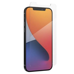 zagg invisibleshield glass elite visionguard+ screen protector - for iphone 12 pro max - impact protection, scratch resistant, fingerprint resistant, smudge resistant, oil resistant, clear (200106675)