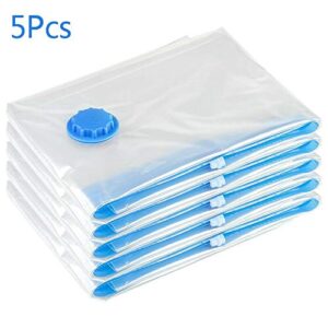 Maxi 1/5/10pcs Vacuum Storage Bags Jumbo 24"x32" Seal Space Saving Clothes Organizer (1)