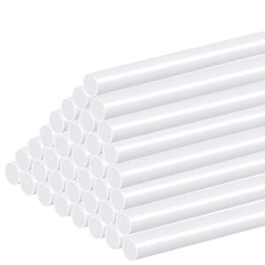 HOVEOX 30 Pieces Plastic Cake Dowel Rods Cake Dowels Straws Cake Stacking Dowels for Tiered Cake Construction and Stacking