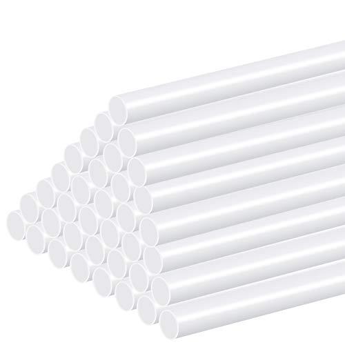 HOVEOX 30 Pieces Plastic Cake Dowel Rods Cake Dowels Straws Cake Stacking Dowels for Tiered Cake Construction and Stacking