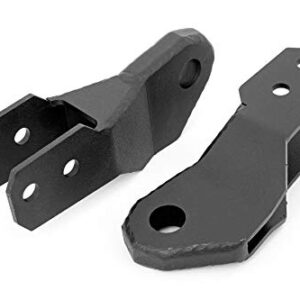 Rough Country Tow Hook Shackle Mounts for 2015-2022 Colorado/Canyon - RS166,Black