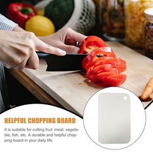 DOITOOL Cutting Boards for Kitchen, Stainless Steel Cutting Board Square Modern Chopping Block Fruit Cutting Block for Home Kitchen (9.44x5.9inch)