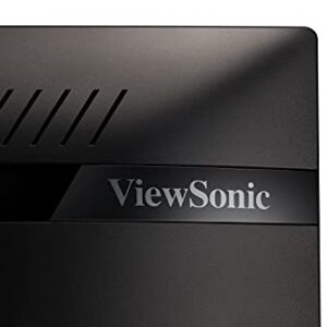 ViewSonic VG2440V 24 Inch 1080p IPS Video Conferencing Monitor with Integrated 2MP Camera, Microphone, Speakers, Eye Care, Ergonomic Design, HDMI DisplayPort VGA Inputs for Home and Office