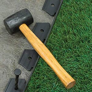 Landscape Stakes Metal Landscape Edging Anchoring Spikes, 10-Inch Length 50 Count, for Artificial Turf Stakes, Paver Edging, Weed Barrier, Timber, Carpentry, Tent and More by WOCHOLL