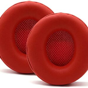 Adhiper Replacement Earpads Solo pro Replacement Ear Pads Ear Cushion is Compatible with Solo pro Headphones (Red)