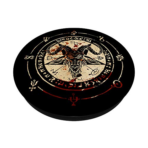 Seal Of Baphomet Occult Pentagram Goat Satanic Occult PopSockets PopGrip: Swappable Grip for Phones & Tablets