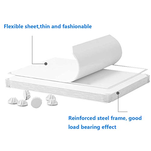 ZYQDRZ Transparent Insulating Board Protective Partition, Baffle Folding Transparent Desk, No Nails and No Drilling, Suitable for Restaurants, Restaurants, Desks,Clear,463636cm