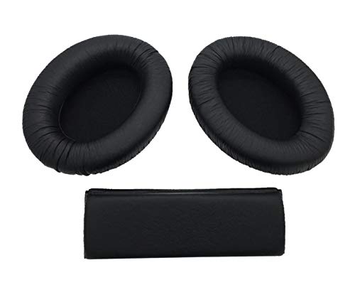 HD280 Ear Pads by AvimaBasics | Premium Replacement Earpads Cushions Cover Repair Parts for SENNHEISER HD280, HD280-Pro, HD281, HMD280, HMD281 Headphones Headset (Earpads & Headband Kit)