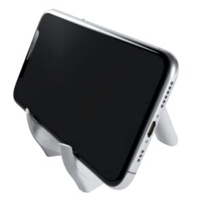 Octoo Litestand Mini, Cell Phone Stand, Phone Dock: Cradle, Holder, Stand for Office Desk - Silver