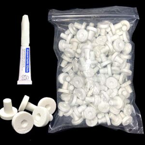 reefing art ceramic coral frag plugs 100 pack free aquarium glue for sps lps tile (100 plugs)