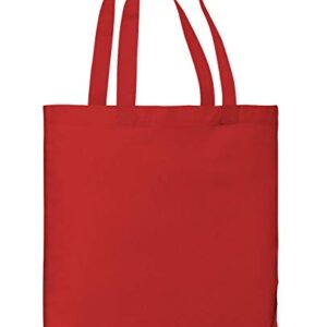 Travel Accessories French Bulldog Wearing Sunglasses Red Canvas Tote Bag