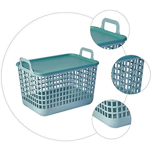 Cabilock Plastic Baskets Basket Plastic Storage Basket Multipurpose Rectangular Food Storage Organizer Bin Basket for Kitchen Cabinets Freezer Bedroom Bathroom Rectangular Storage Basket Baby Basket