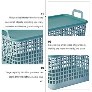 Cabilock Plastic Baskets Basket Plastic Storage Basket Multipurpose Rectangular Food Storage Organizer Bin Basket for Kitchen Cabinets Freezer Bedroom Bathroom Rectangular Storage Basket Baby Basket