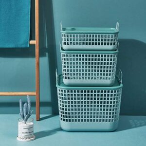 Cabilock Plastic Baskets Basket Plastic Storage Basket Multipurpose Rectangular Food Storage Organizer Bin Basket for Kitchen Cabinets Freezer Bedroom Bathroom Rectangular Storage Basket Baby Basket