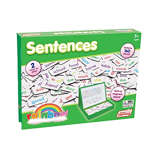 Junior Learning Sentences Rainbow W/WHITEBOARD Set of 160