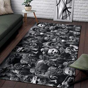 famous horror halloween area rug( medium)