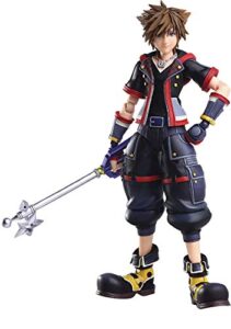 square enix kingdom hearts iii: sora (version 2) bring arts action figure, multicolor