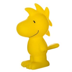 peanuts for pets charlie brown woodstock vinyl squeaker dog toy | squeaky dog toy for all dogs | charlie brown plastic dog toys for aggressive chewers - fun and cute yellow dog chew toy