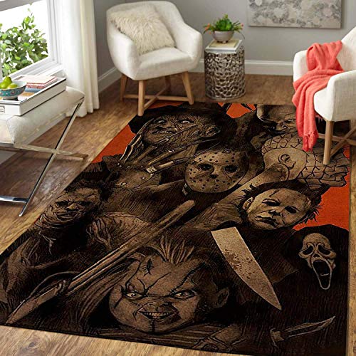 Horror Squad for Halloween Area Rug Home Decor (Medium)