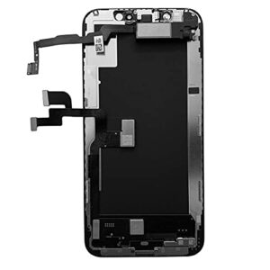 Full Screen Replacement OLED 3D Touch Assembly with Pre-Installed Ear Speaker and Proximity Sensor with Frame Adhesive and Repair Tools for iPhone Xs 5.8 inch