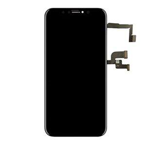 Full Screen Replacement OLED 3D Touch Assembly with Pre-Installed Ear Speaker and Proximity Sensor with Frame Adhesive and Repair Tools for iPhone Xs 5.8 inch